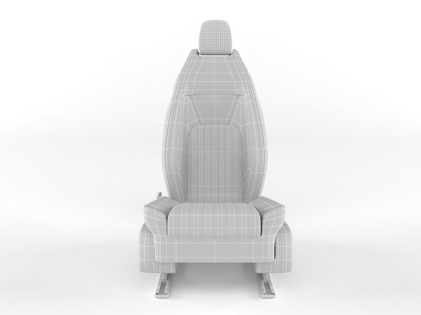 3D car seat model - TurboSquid 1298407
