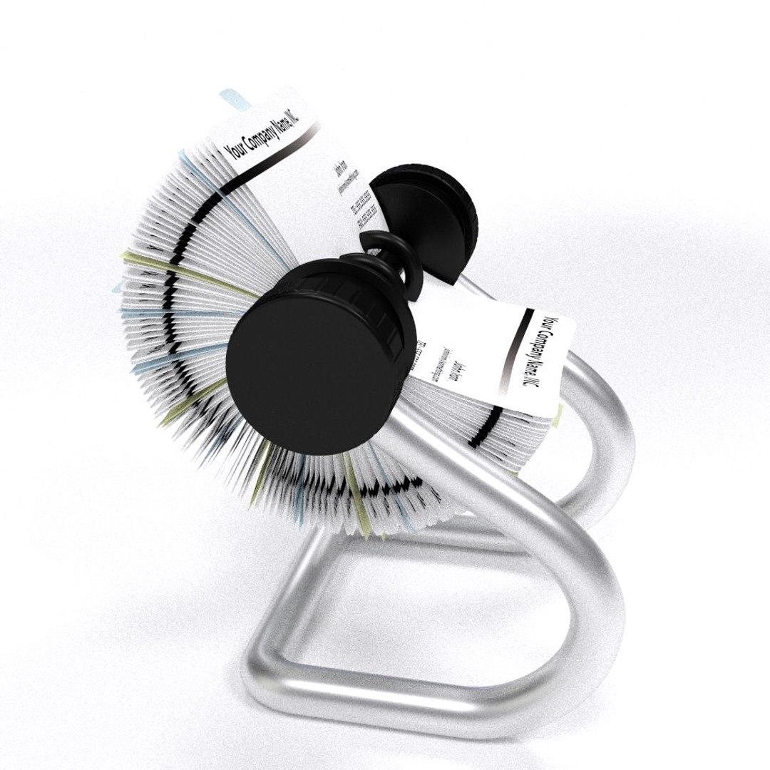 3d rolodex model