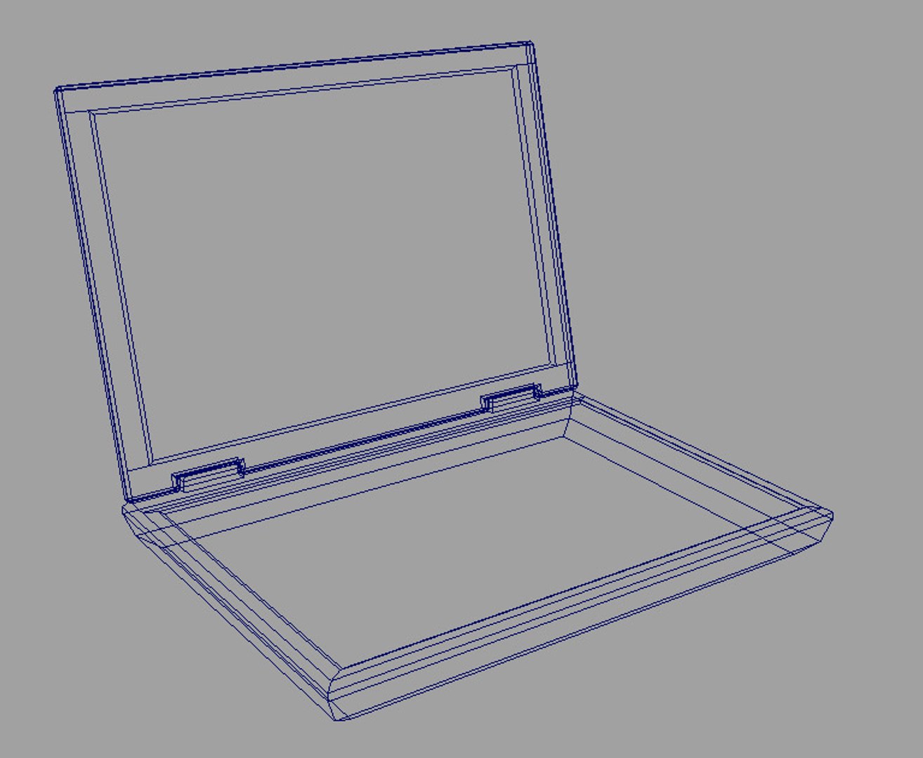 3d laptop model