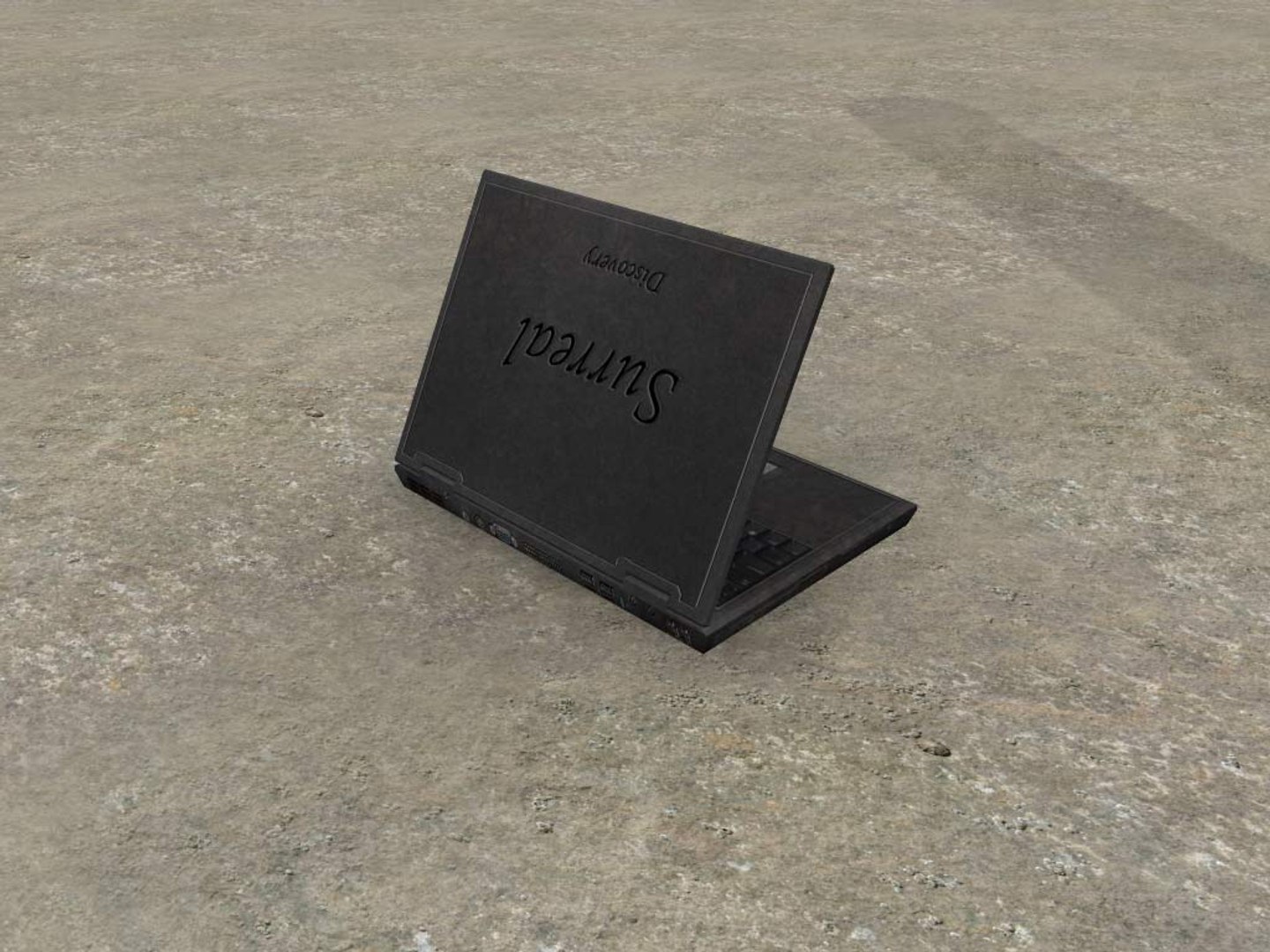 3d laptop model