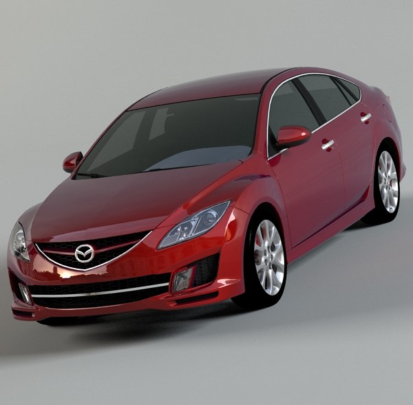马自达63D模型 - TurboSquid 561630