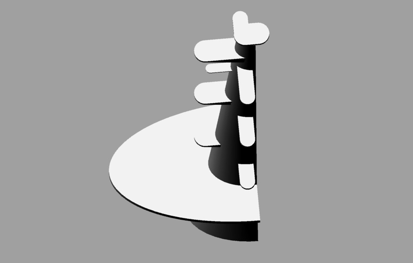 3d Model Ship Aft Mast