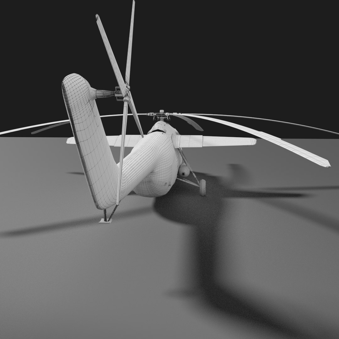 Mil Mi-6 Transport Helicopter 3d Model