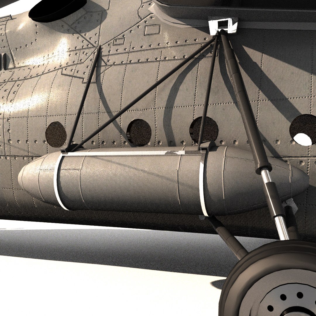 Mil Mi-6 Transport Helicopter 3d Model
