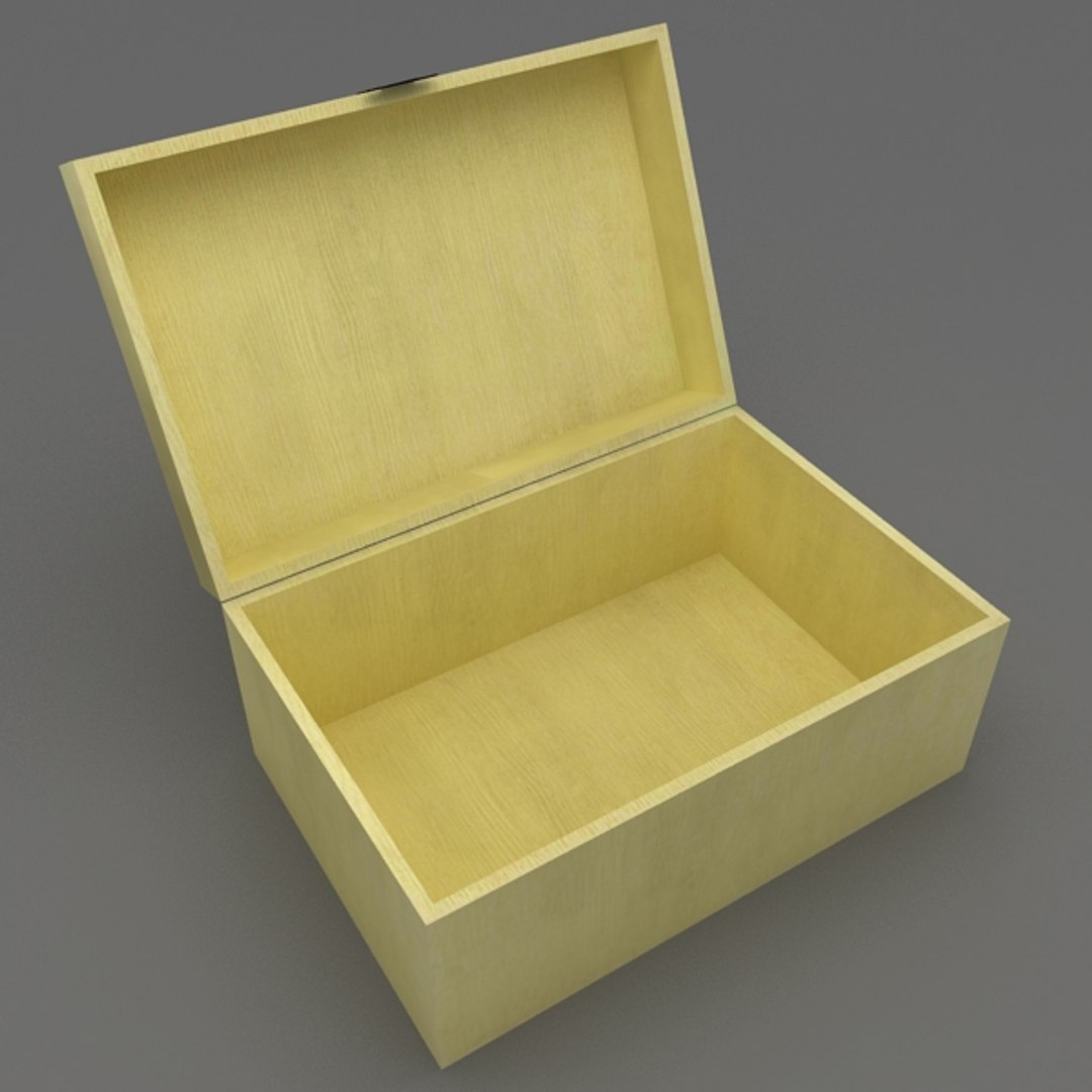 3ds Max Wood Box