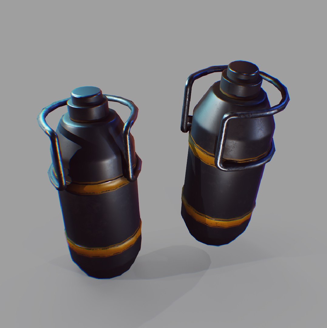 3D Sci-Fi Barrels Game-ready - TurboSquid 2035062