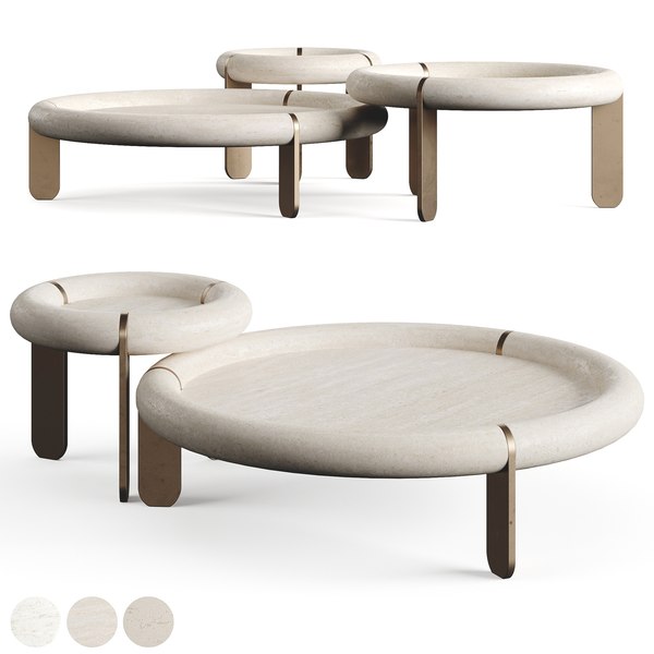 modelo 3d ENNE MADOU COFFEE TABLE - TurboSquid 2086002