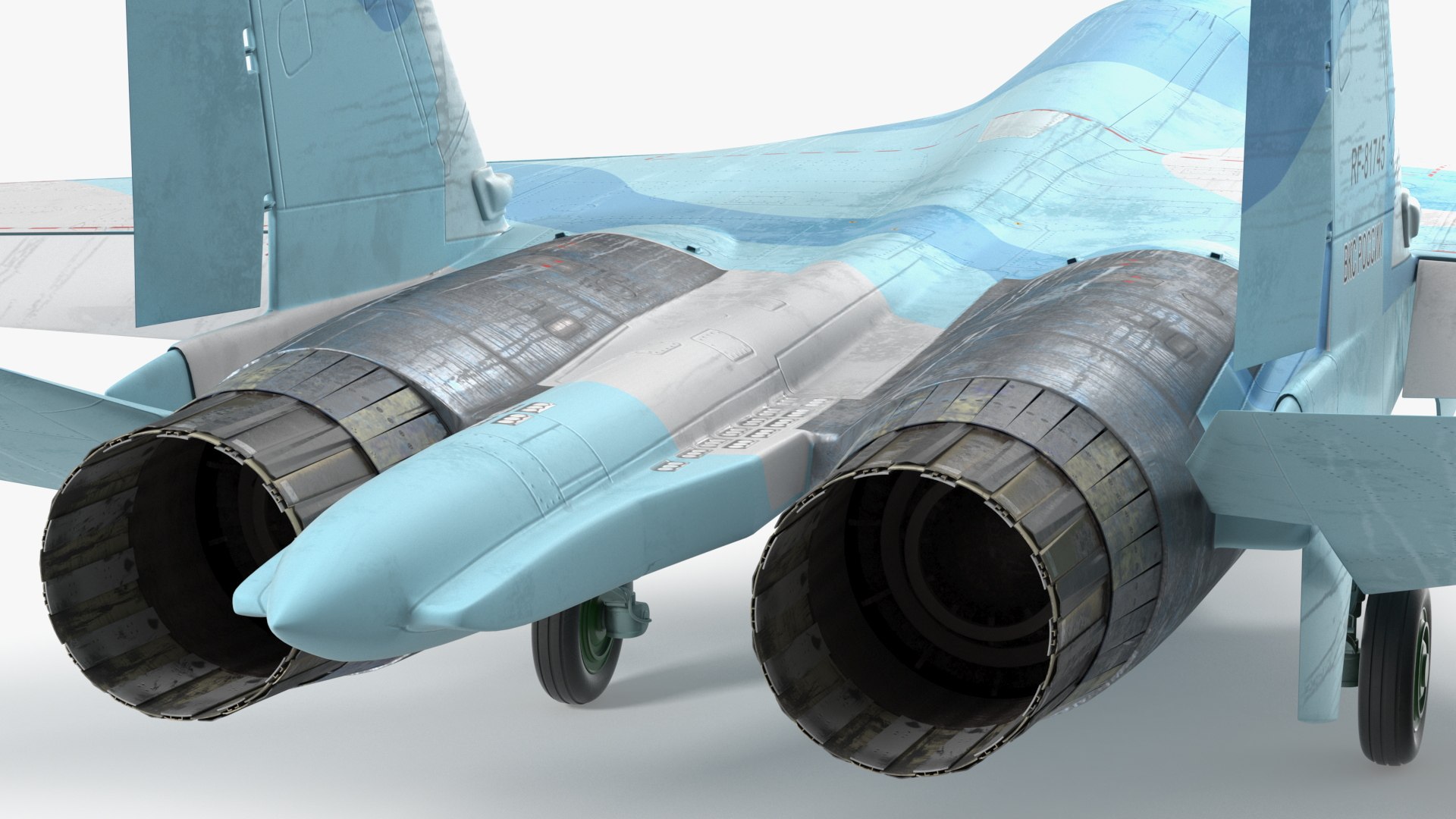 Russian Jet Aeroplane Sukhoi Su-27 Flanker Rigged 3D - TurboSquid 1978357