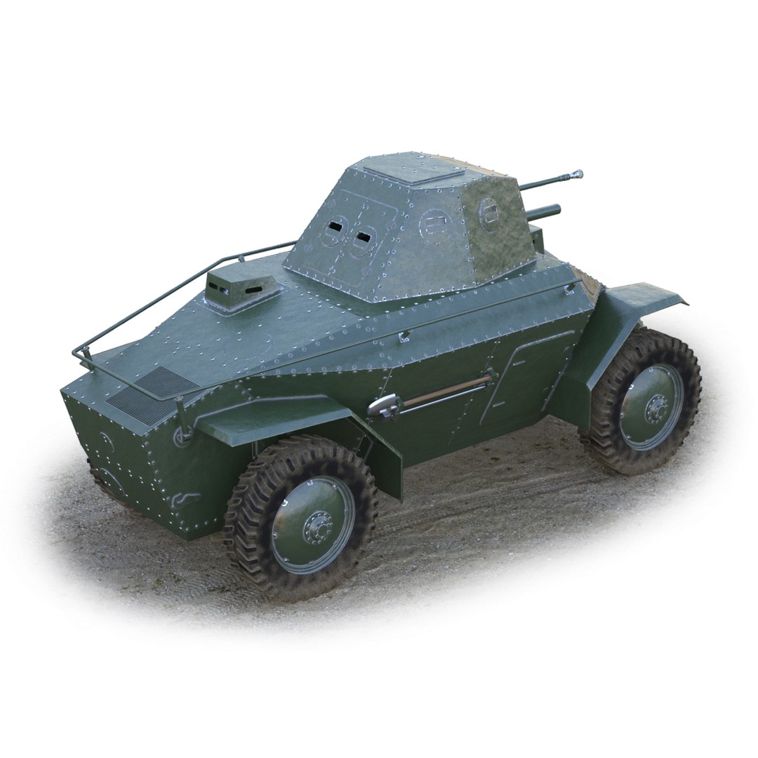 39m Csaba Armored Car 3D - TurboSquid 1637848
