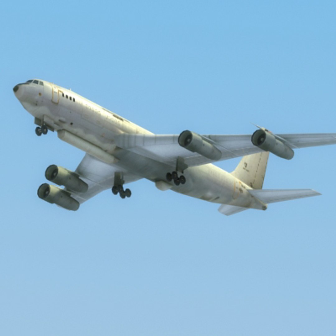3d Max E-8 Jstars Aircraft Radar