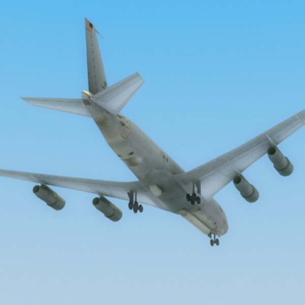 3d max e-8 jstars aircraft radar