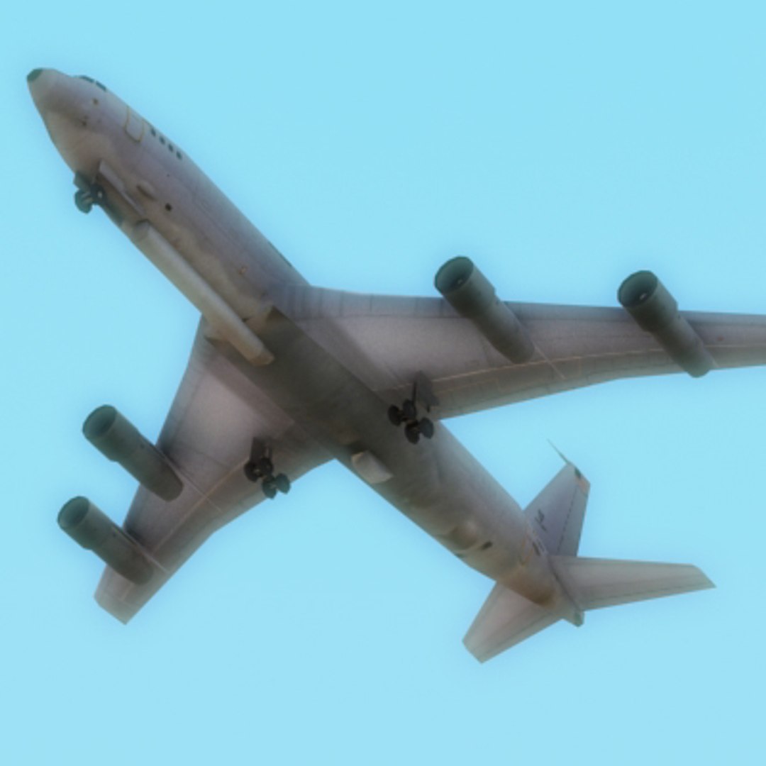 3d Max E-8 Jstars Aircraft Radar