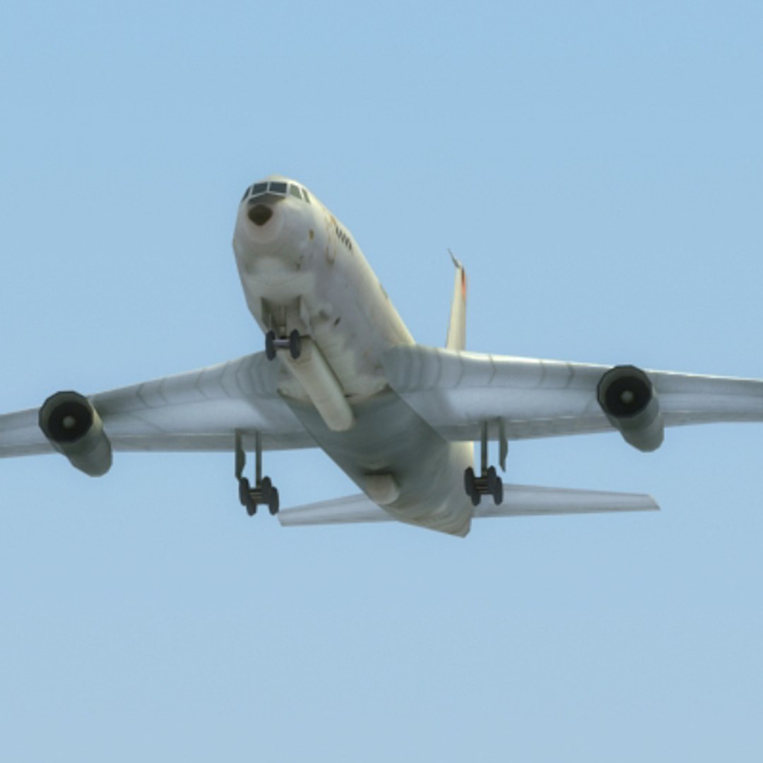 3d Max E-8 Jstars Aircraft Radar