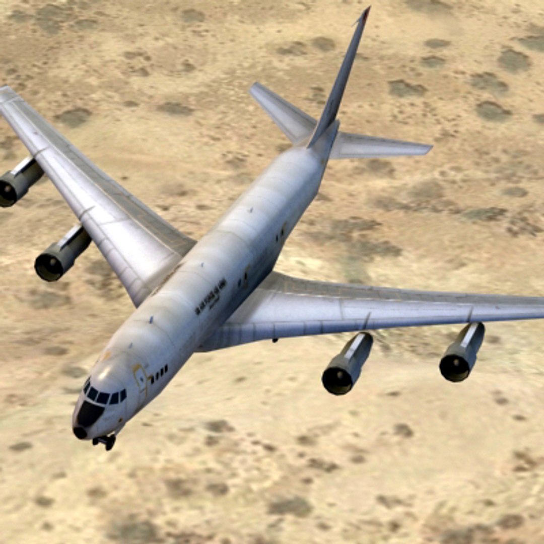 3d Max E-8 Jstars Aircraft Radar