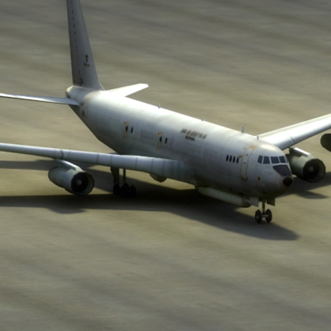 3d Max E-8 Jstars Aircraft Radar