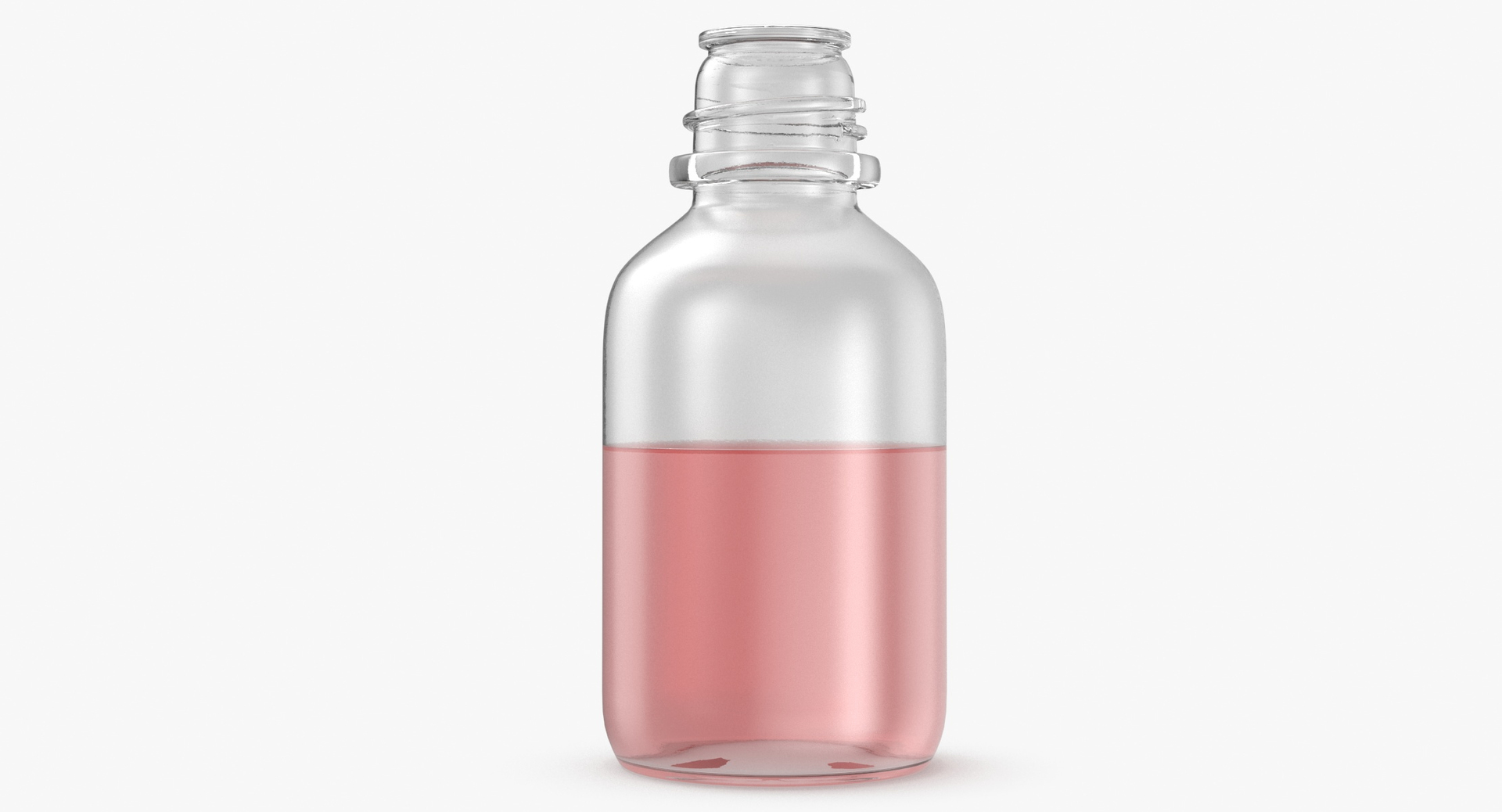 3D laboratory bottle small acetone - TurboSquid 1713534