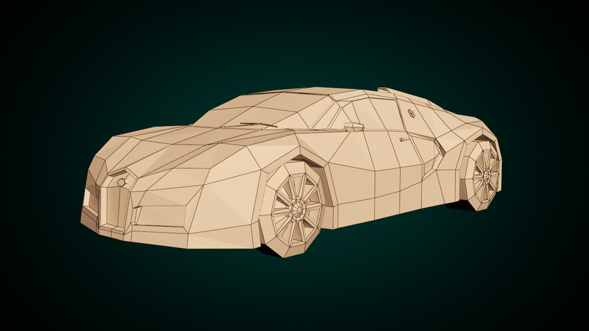 3D Car Sports Ar Model - TurboSquid 1402053