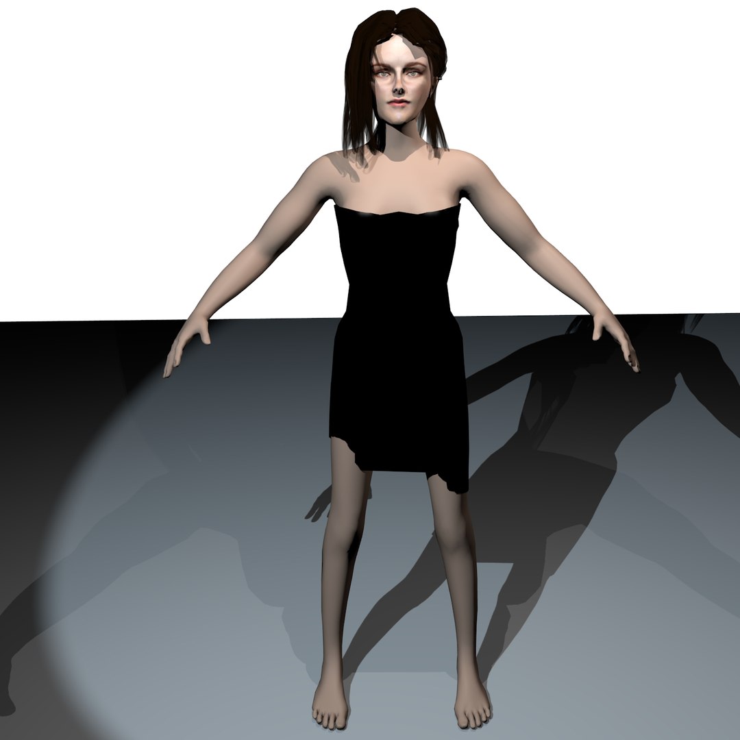 Kristen Stewart 3d Model
