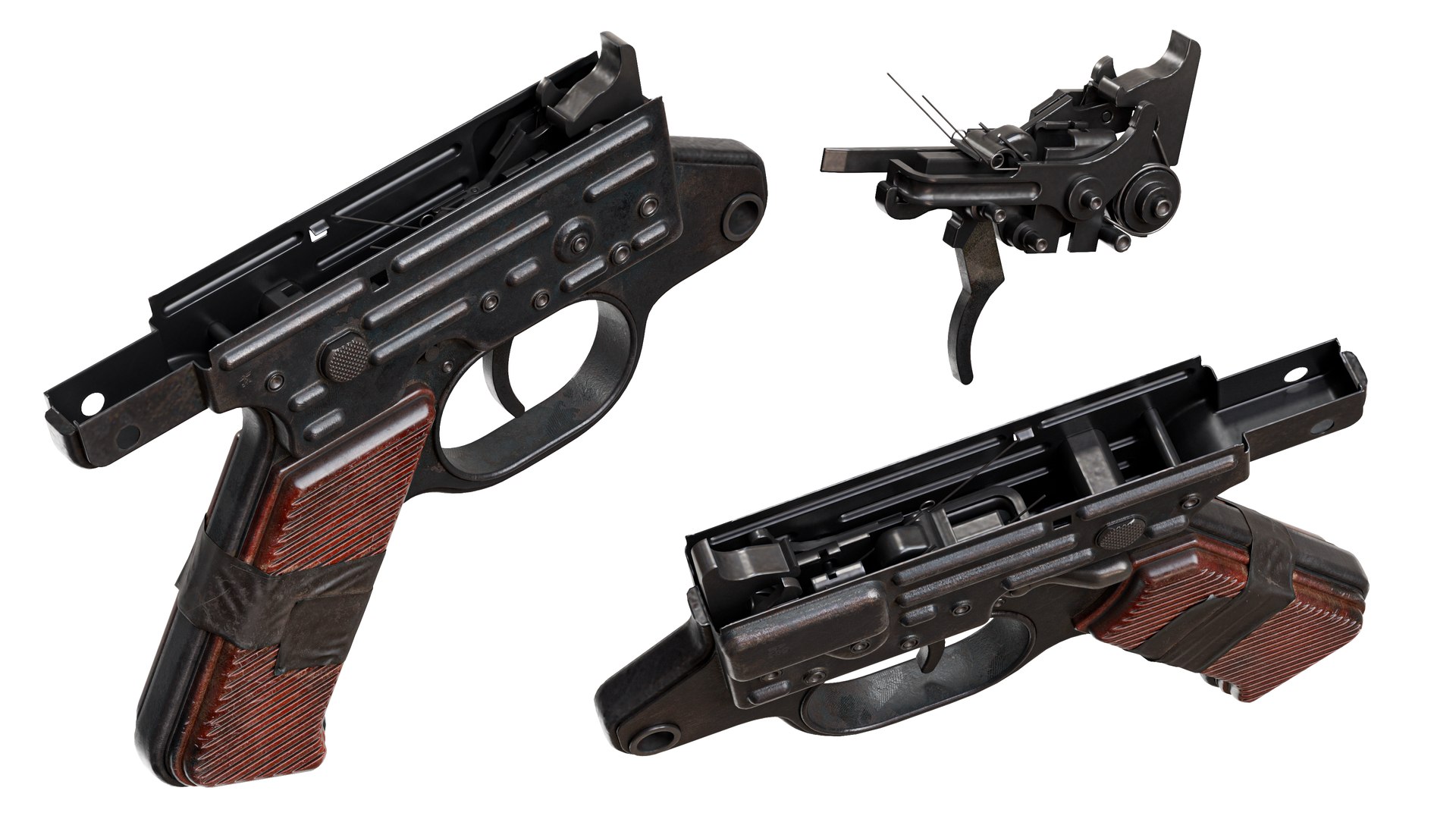STG 44 SturmGewehr 44 Fully Assembled 3D Model - TurboSquid 2512094