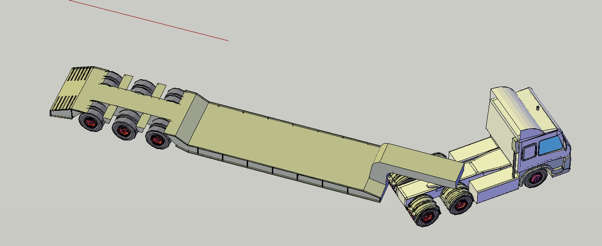 3d Dwg Loader Trailer