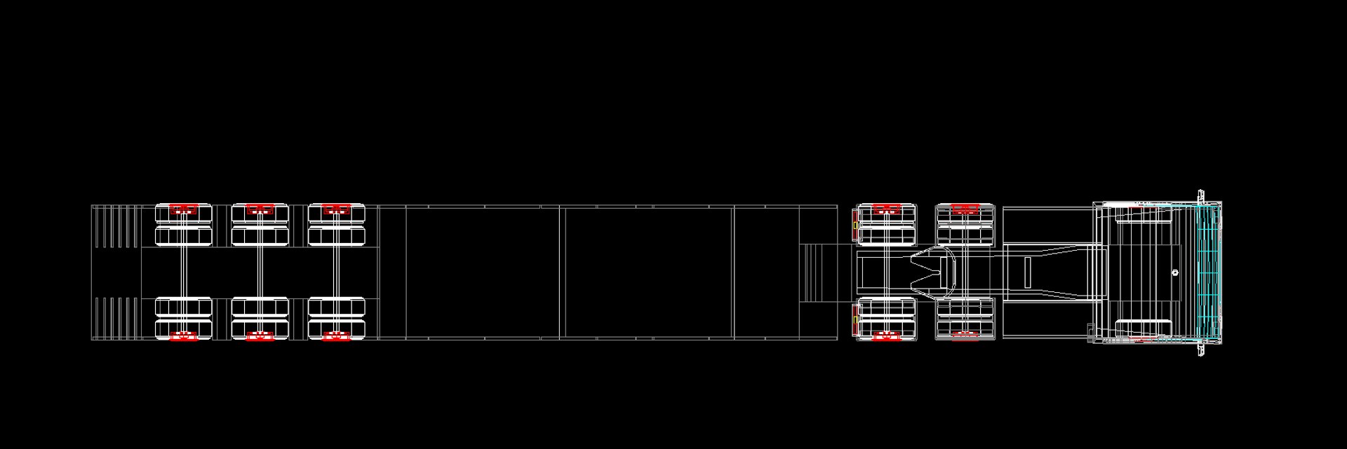 3d Dwg Loader Trailer