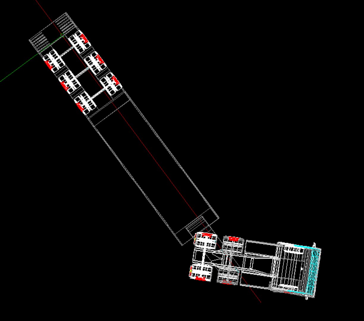 3d Dwg Loader Trailer