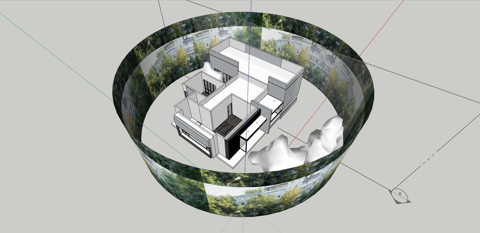 Modern hose complete 3D - TurboSquid 2019234