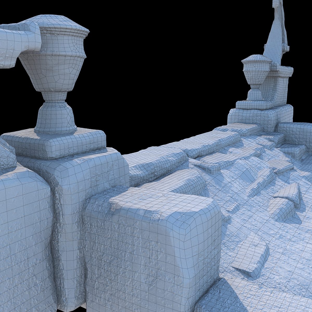 3D fantasy stone stairs ver2 - TurboSquid 1373814