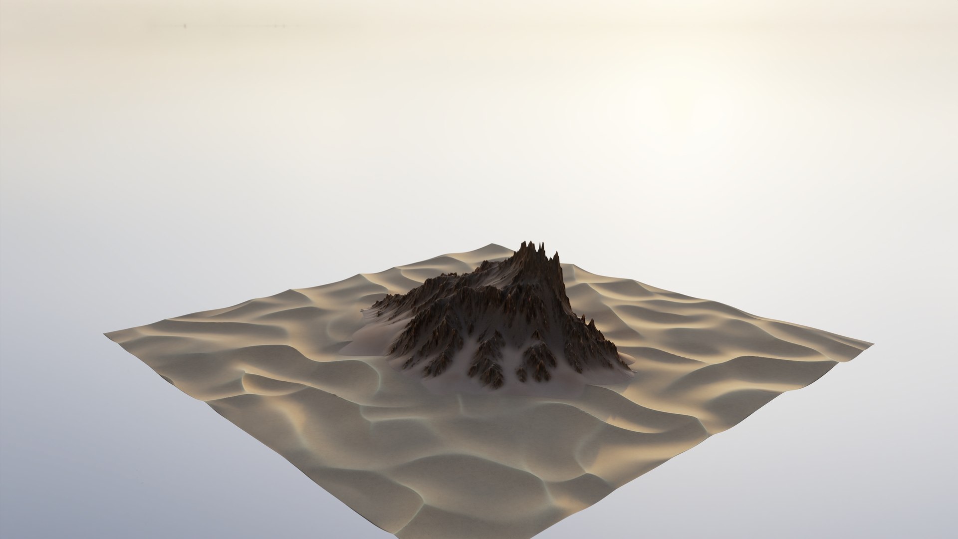 3D Model Desert Mountain 1 - TurboSquid 2148540