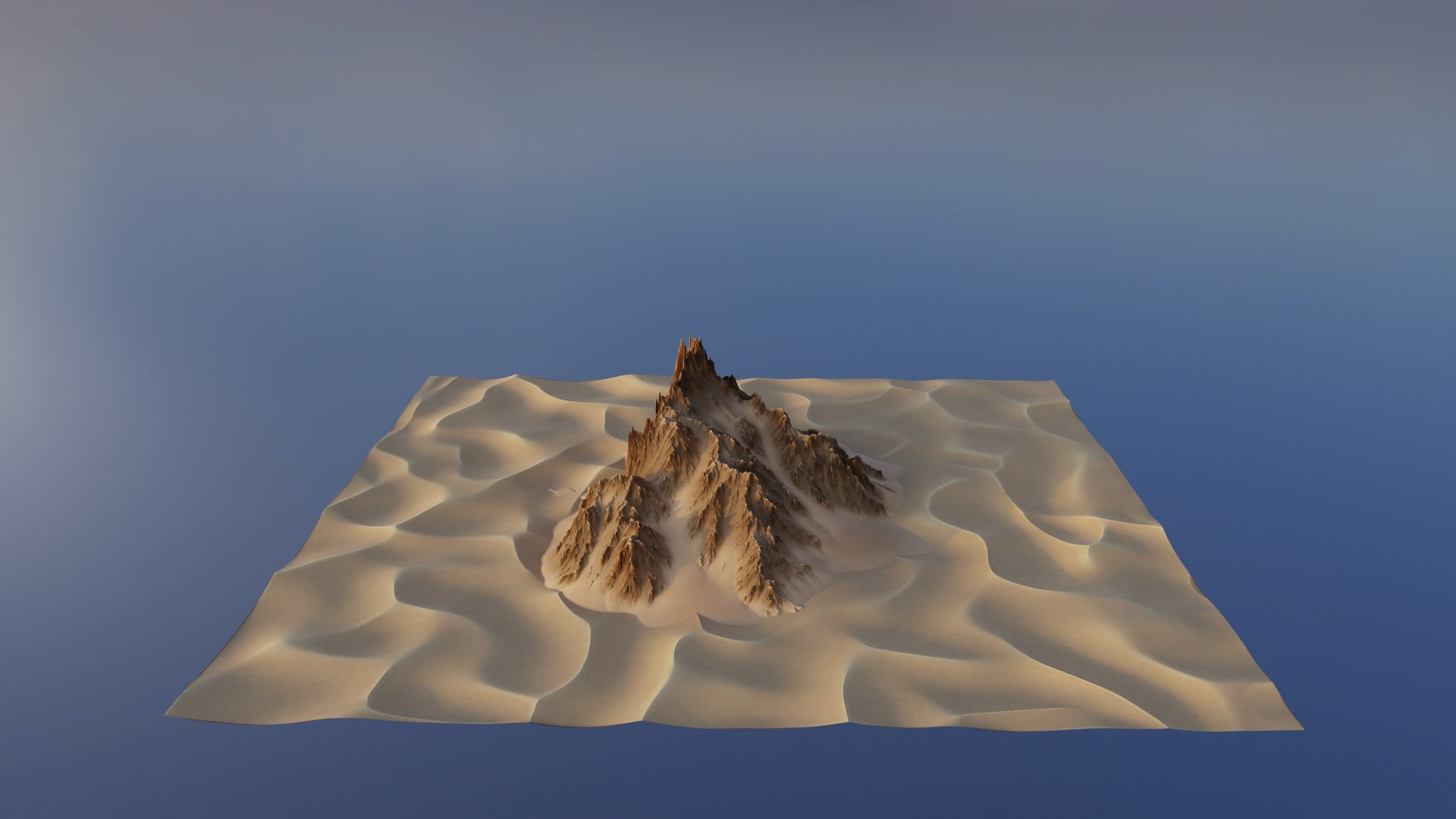 3D Model Desert Mountain 1 - TurboSquid 2148540