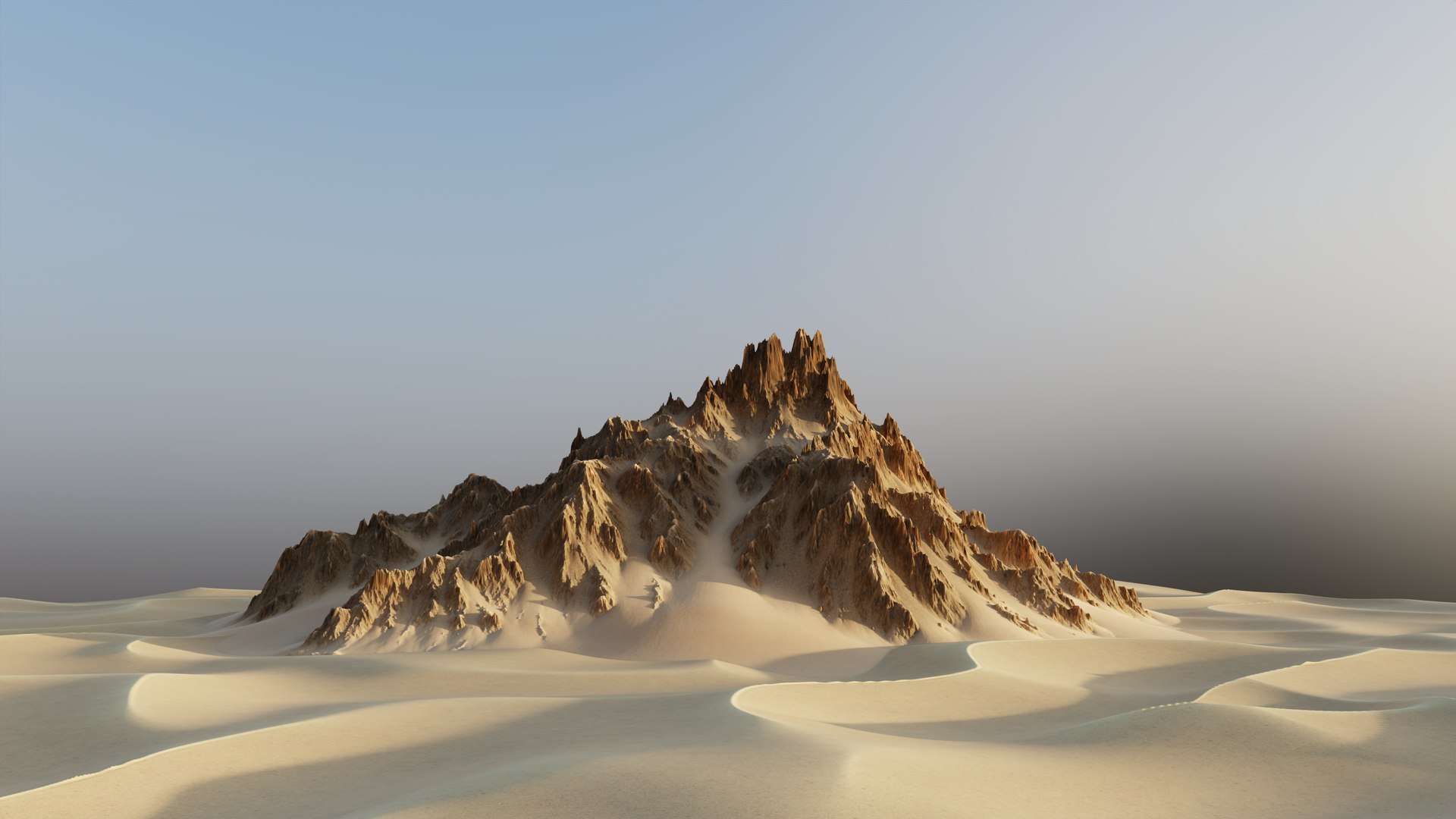 3D Model Desert Mountain 1 - TurboSquid 2148540