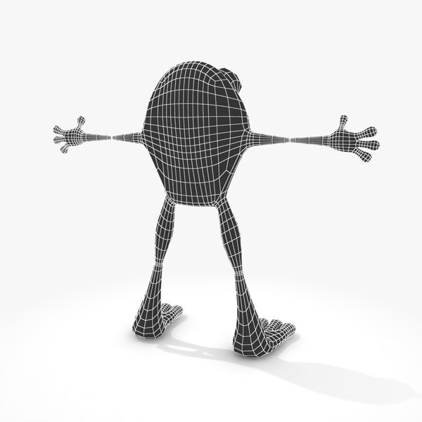 cartoon frog rig 3d max