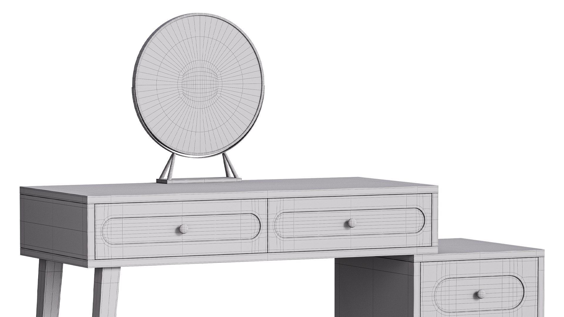 3D Model Dressing Table 43 - TurboSquid 2351732