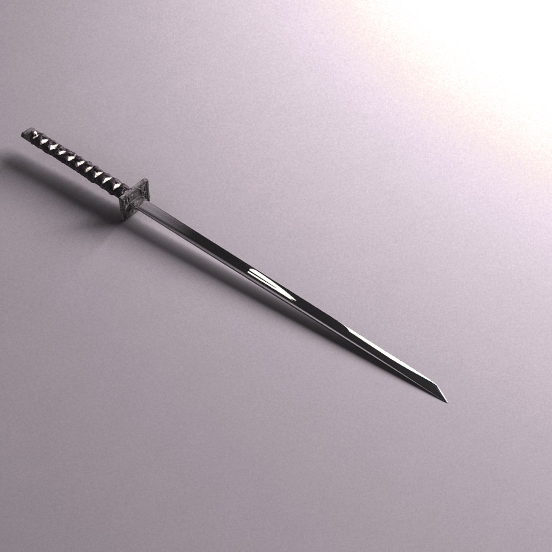 Obj Katanas Swords Chokuto