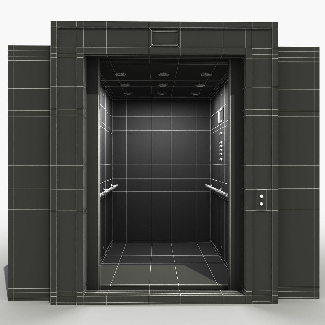 Lift Interior 3d Model