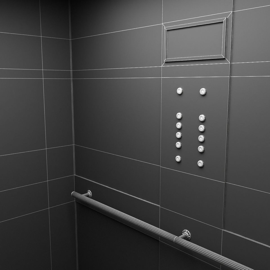 Lift Interior 3d Model