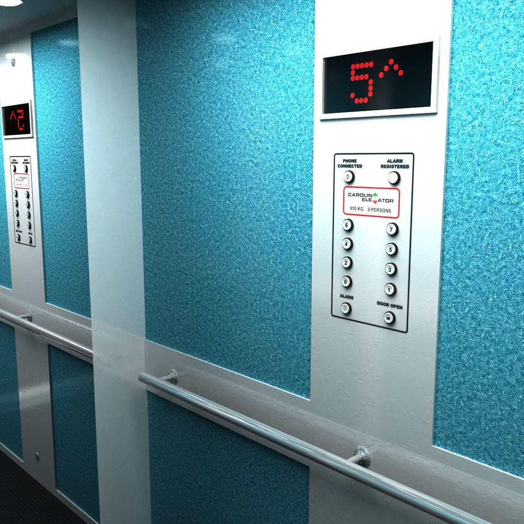 Lift Interior 3d Model