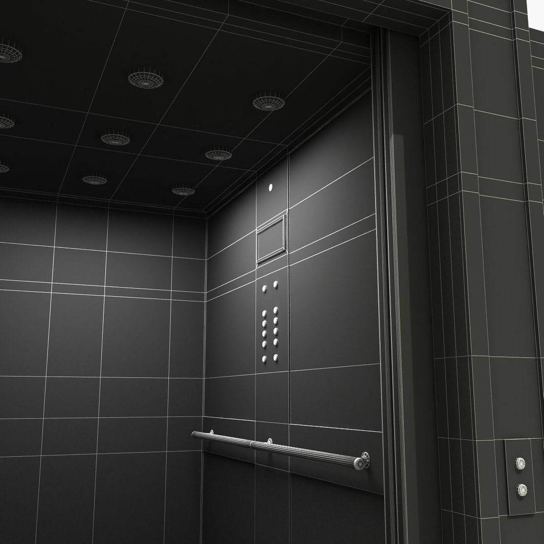 Lift Interior 3d Model