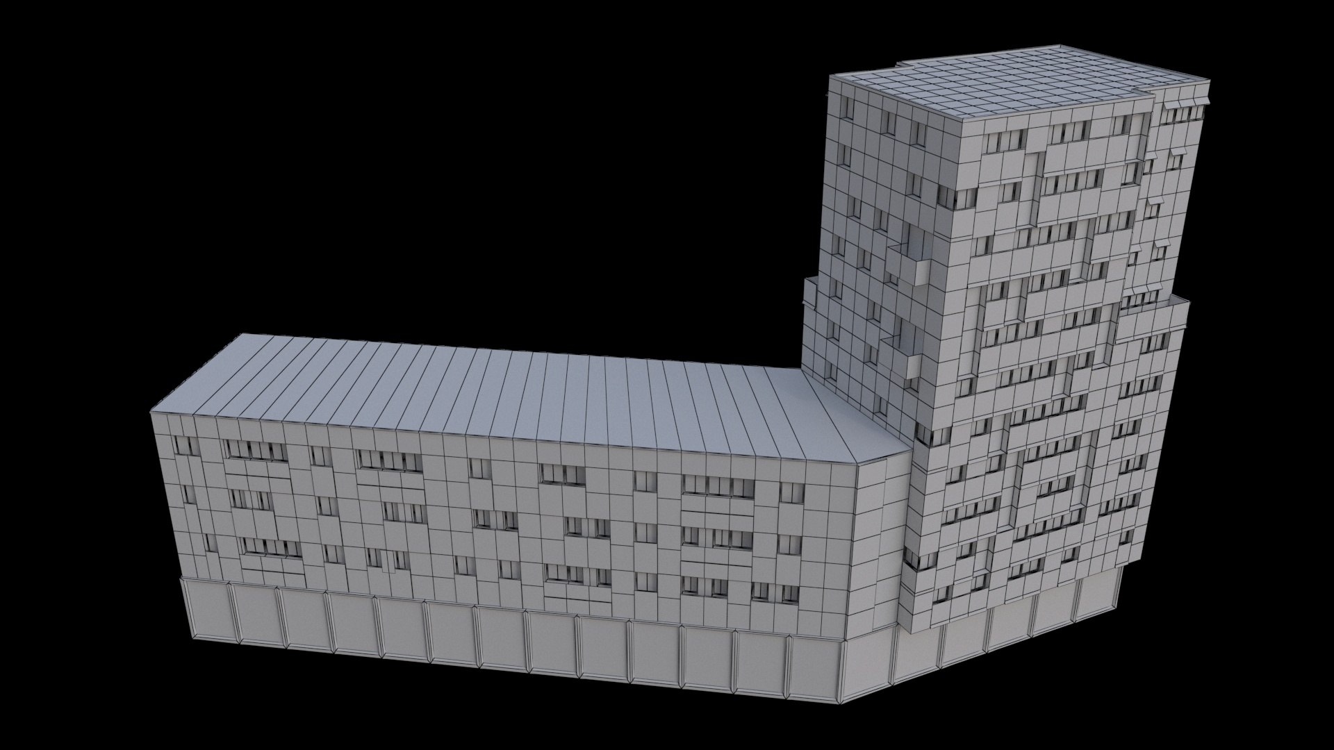 3D BuildingcontemporaryA - TurboSquid 2287425