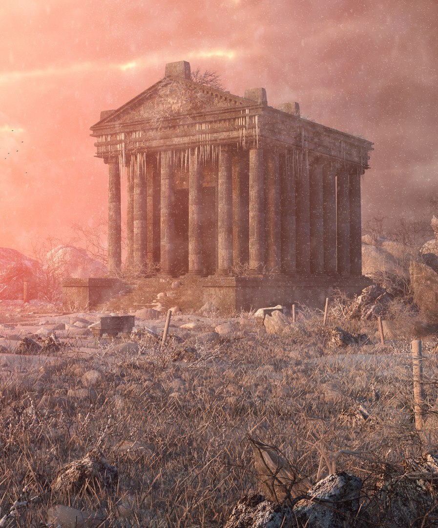 3D Garni Temple Environment - TurboSquid 2283170
