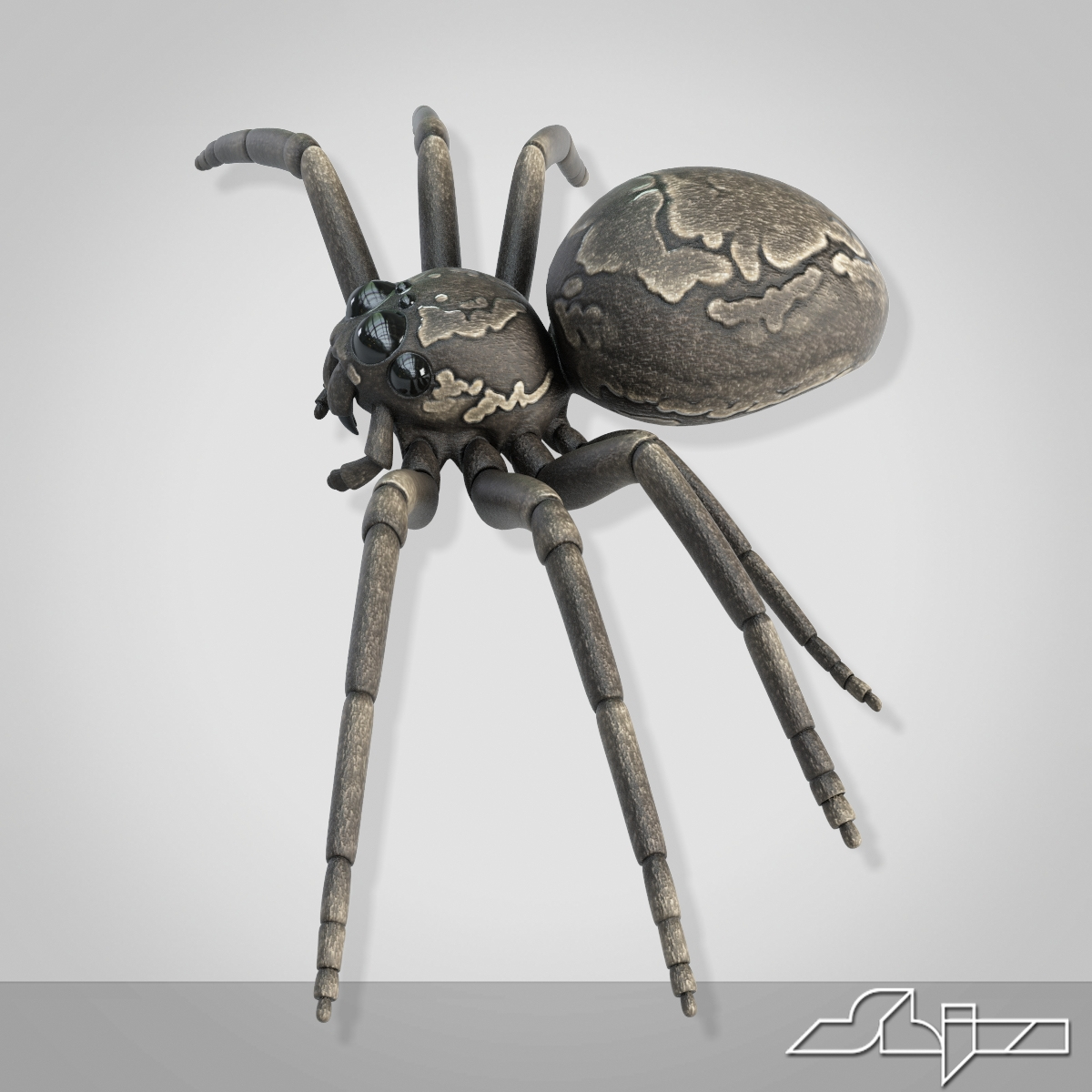 3d model spider 2