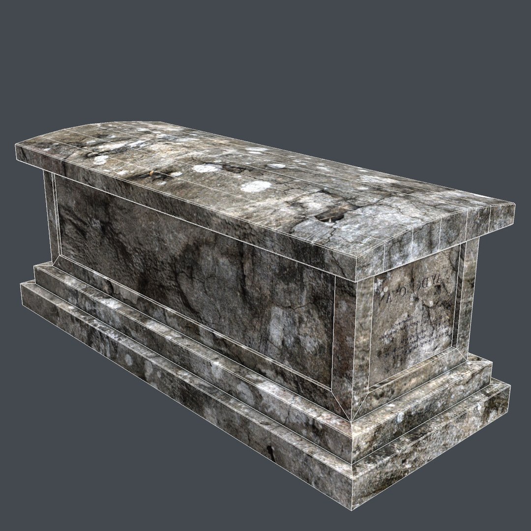 Gravestone Ready Unity 3d Model
