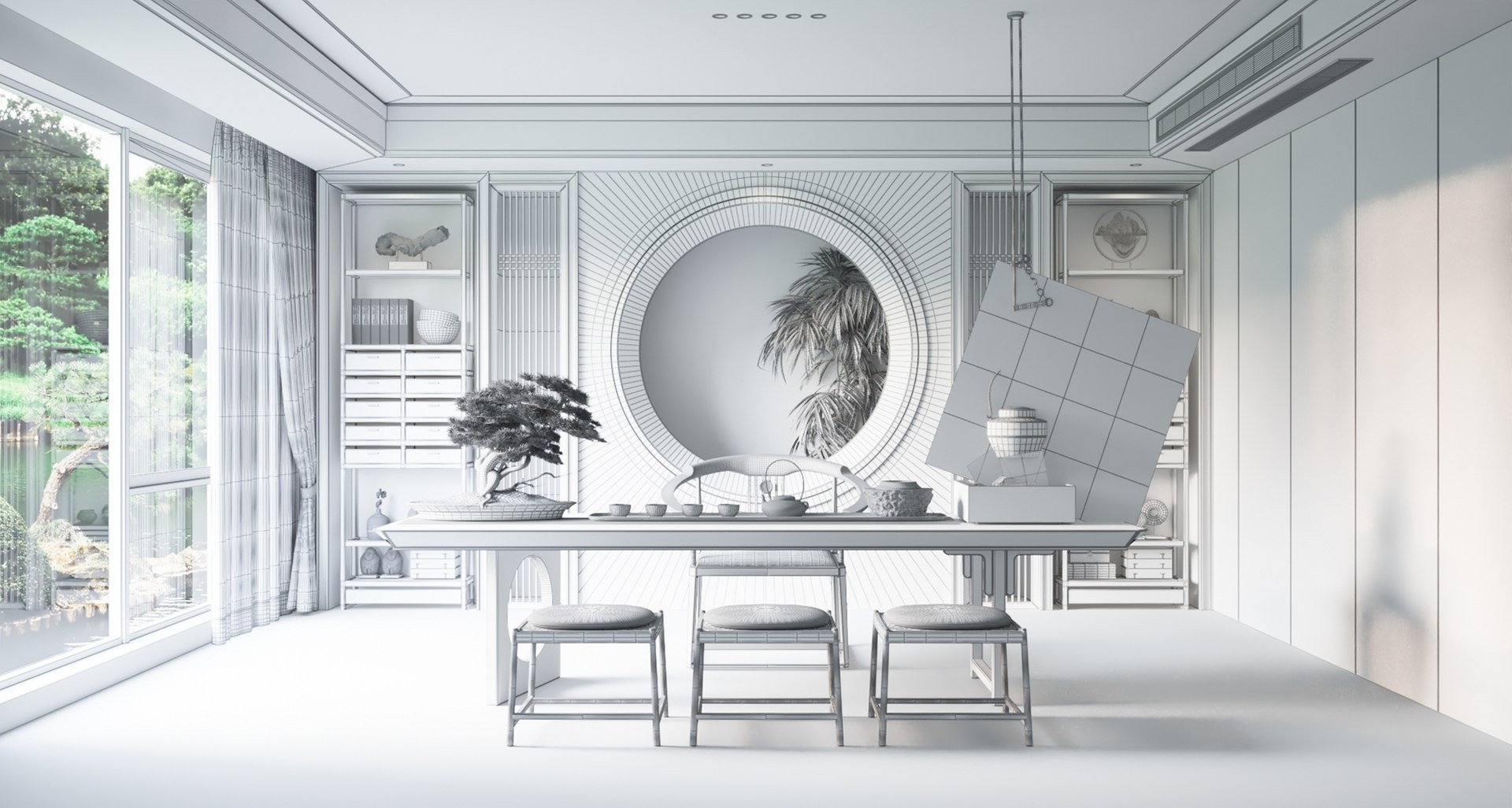 Japanese tea room 3D model - TurboSquid 1957240