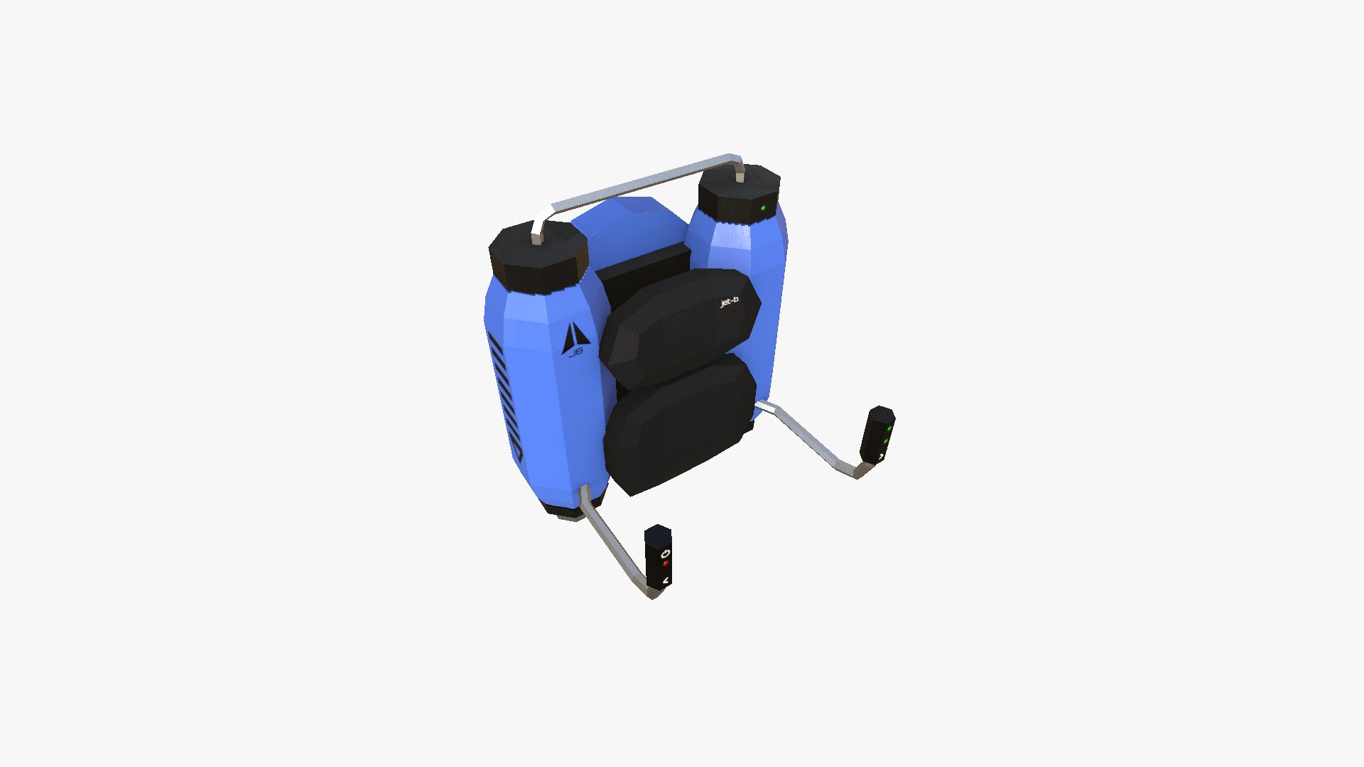 Jetpack Low Poly B03 - SciFi Character Design 3D Model - TurboSquid 2255343