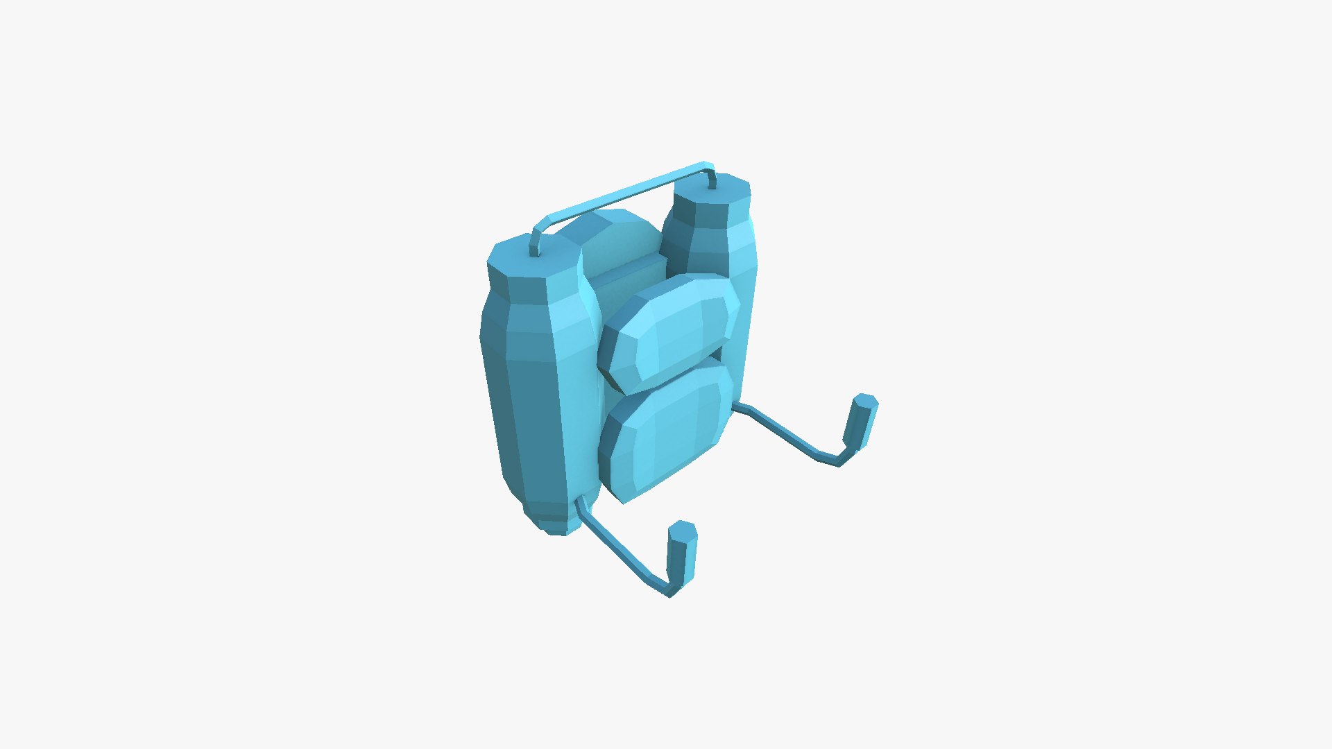 Jetpack Low Poly B03 - SciFi Character Design 3D Model - TurboSquid 2255343