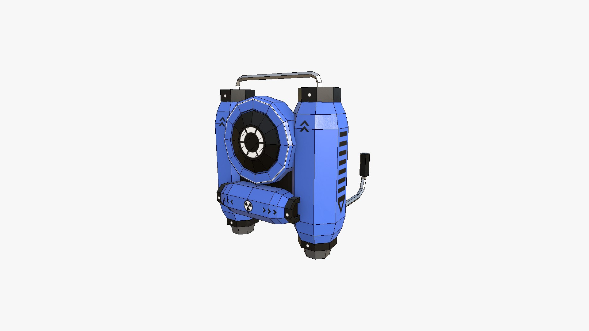 Jetpack Low Poly B03 - SciFi Character Design 3D Model - TurboSquid 2255343
