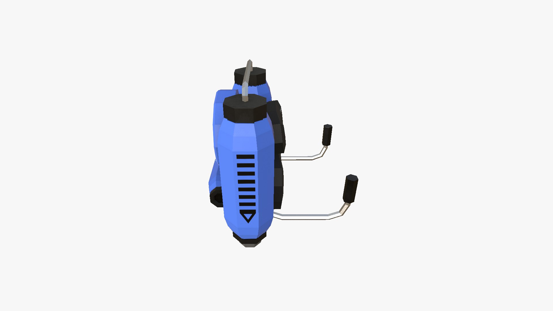 Jetpack Low Poly B03 - SciFi Character Design 3D Model - TurboSquid 2255343