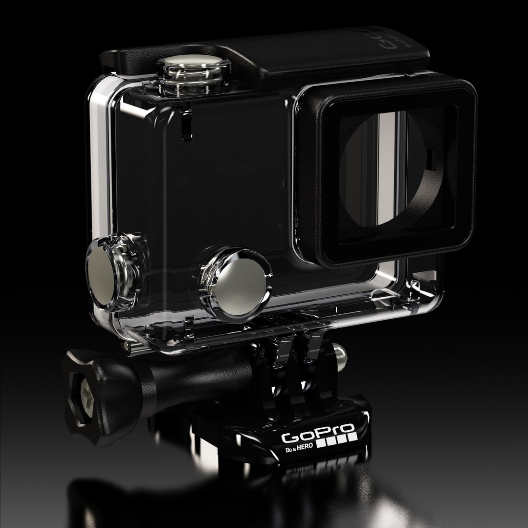 3d Gopro Hero4 Waterproof Housing