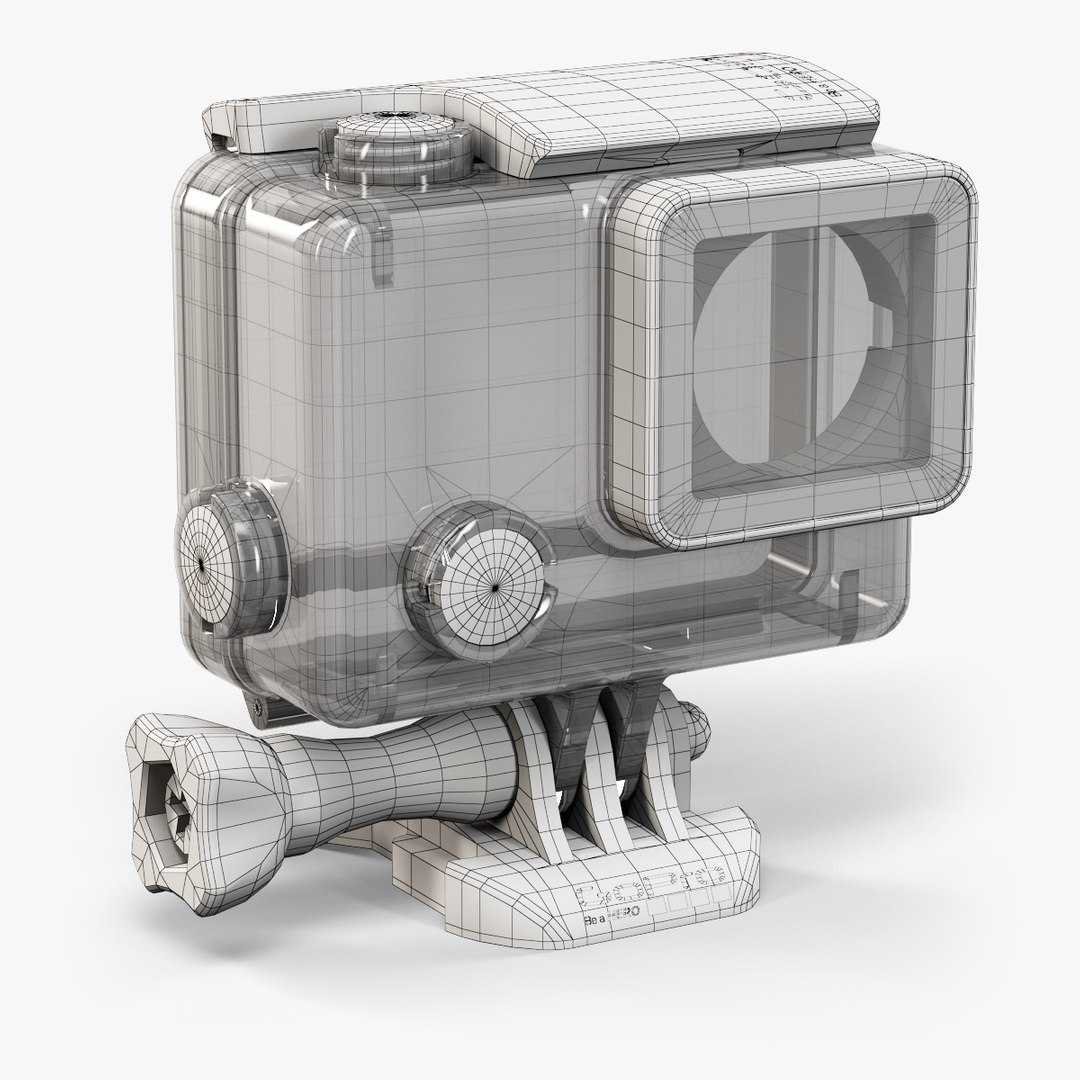 3d Gopro Hero4 Waterproof Housing