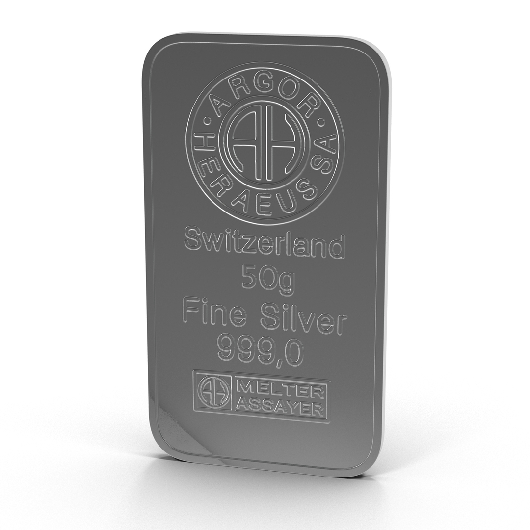 3d X Silver Bar 50g
